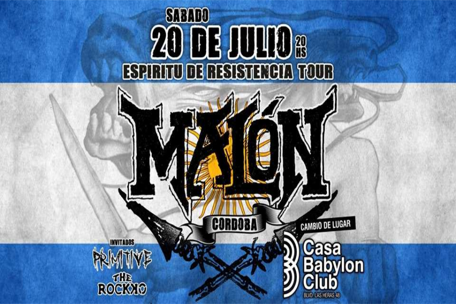 Malón: Cambia de lugar y horario - Otras Yerbas Rock