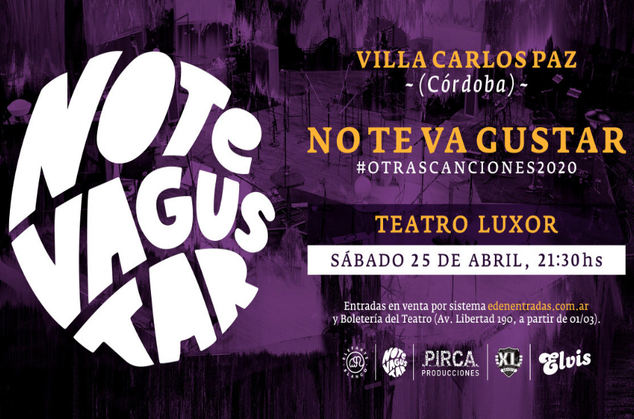 NTVG llega en abril a Carlos Paz - Otras Yerbas Rock